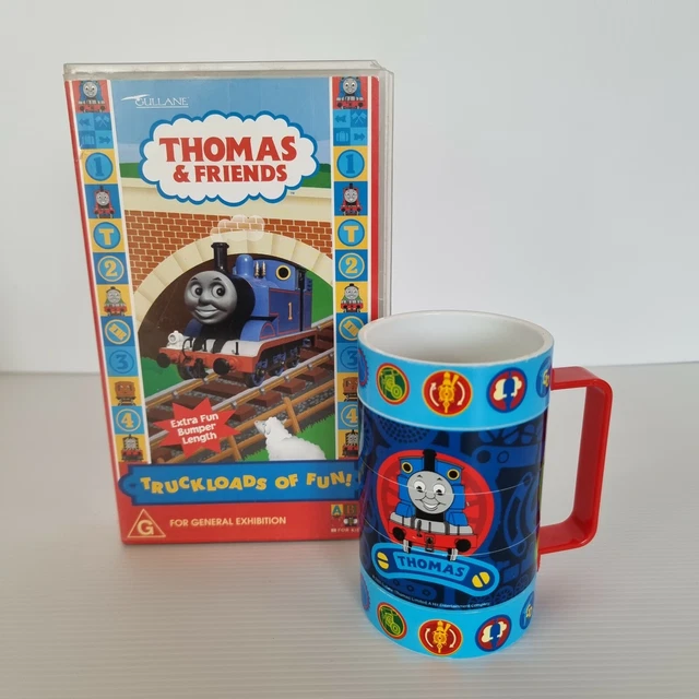THOMAS & FRIENDS ~ Truckloads of Fun VHS + A Vintage Thomas Mug $27.50 ...
