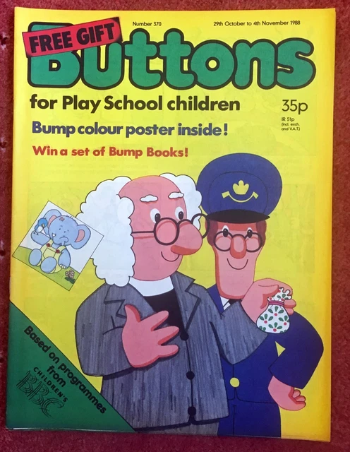 BUTTONS COMIC NO 370 29/10/88 to 4/11/88 Very nice condition with ...