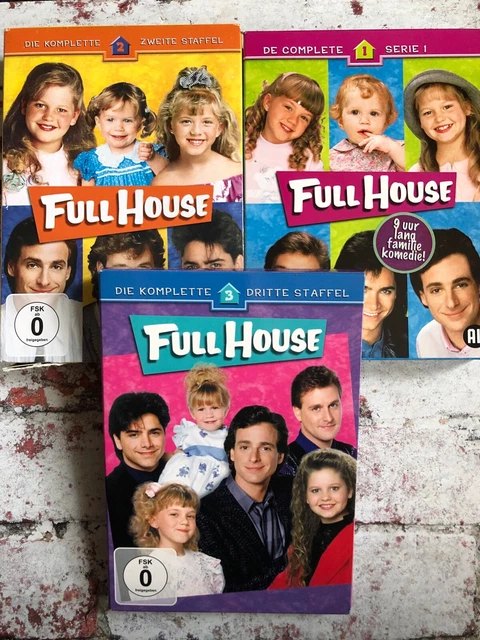 FULL HOUSE THE Complete Series 1-3 Belgium ( English Friendly) DVD Box ...