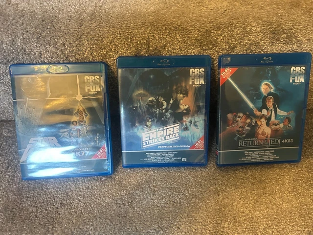 STAR WARS 4-5-6 Original Theatrical Trilogy Blu-Ray Versions 1080p ...