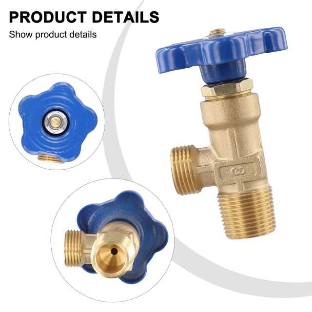 SELF CONTAINED SMALL Argon Gas Cylinder Valve with Built in Safety ...