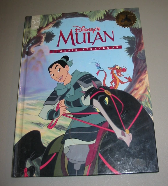 DISNEY'S CLASSIC STORYBOOK Collection MULAN 1998 copertina rigida mouse ...