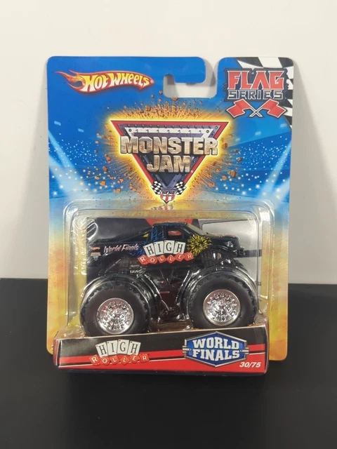 HOT WHEELS MONSTER Jam Flag Series World Finals High Roller 30/75 New ...