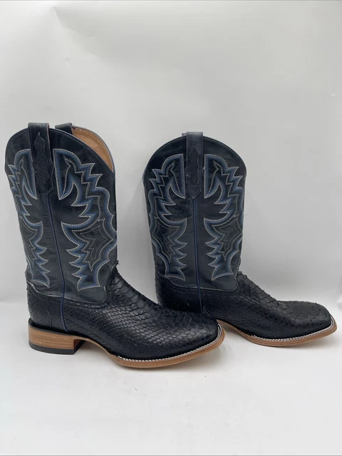 CODY JAMES MEN'S Exotic Python Western Boots Navy Blue Size 13D $184.99 ...
