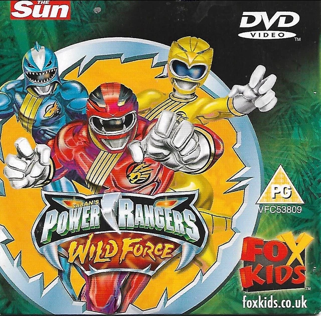 THE SUN & Fox Kids Presents Power Rangers Wild Force [DVD, 2003] Jetix ...
