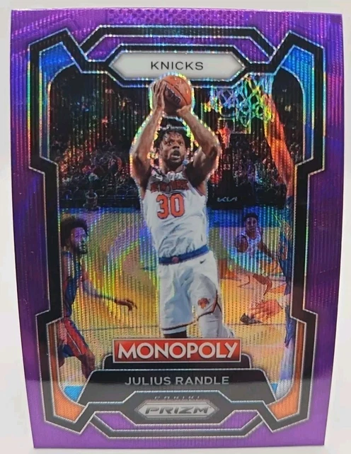 2023-24 PANINI MONOPOLY Prizm Julius Randle #58 VIOLA WAVE PRIZM Knicks ...