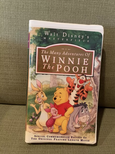 The Many Adventures Of Winnie The Pooh Vhs Special Commemorative