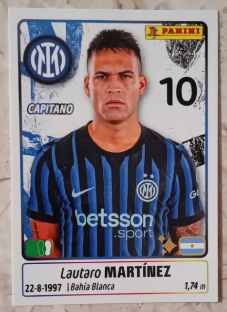 FIGURINA CALCIATORI PANINI 2026 2025-26 Lautaro Martinez Inter n 238 ...