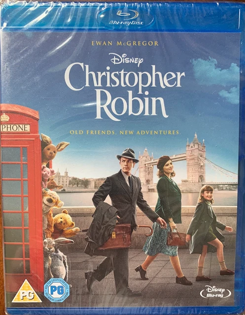 CHRISTOPHER ROBIN BLU-RAY 2018 Walt Disney Live Action Winnie L'Ourson ...