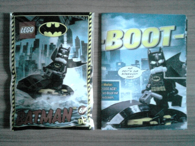 LEGO BATMAN DC Minifigur BATMAN + JET-BOOT + Bauanleitung NEU OVP TOP ...