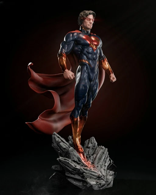 ABSOLUTE SUPERMAN - DC | Garage Kit DIY Figure Statue UNPAINTED 3D ...
