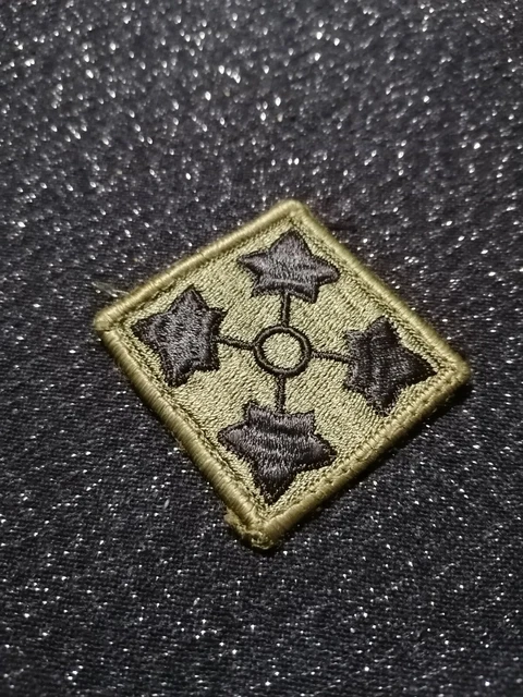 PATCH ARMEE US 4TH INFANTRY DIVISION LA IVY Green original EUR 5,00 ...