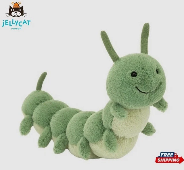 NWT-JELLYCAT CARYS CATERPILLAR,RARE & Retired Insect Plush Toy - Tags ...