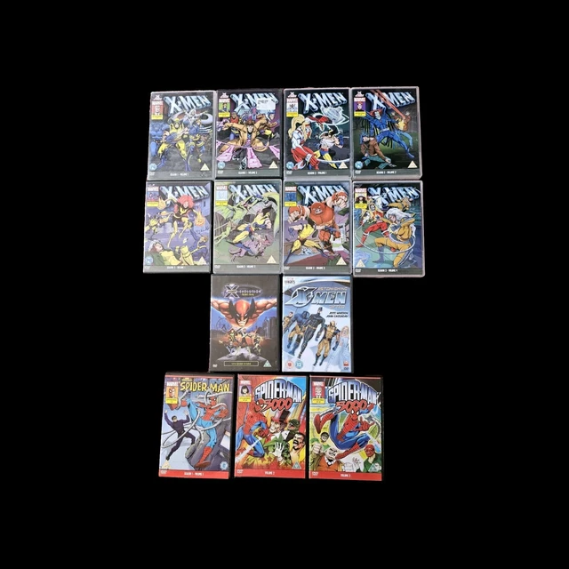 MARVEL ANIMATION CARTOONS DVD Bundle X-Men Full Collection Season 1-3 ...