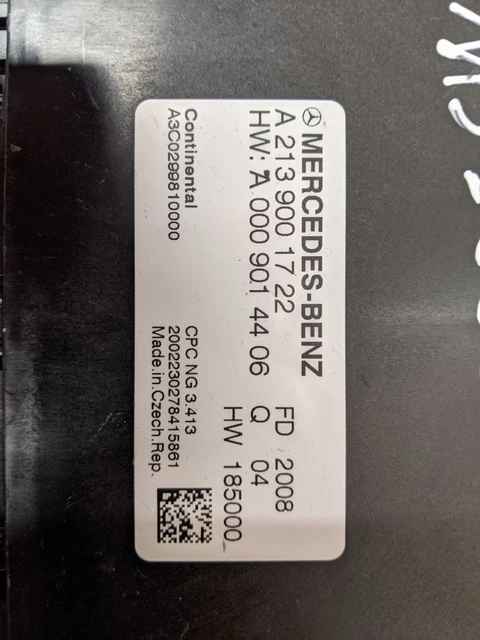 MERCEDES SPRINTER W907/W910 Transmission Gearbox Control Unit Ecu A2139001722 £24.90 - PicClick UK