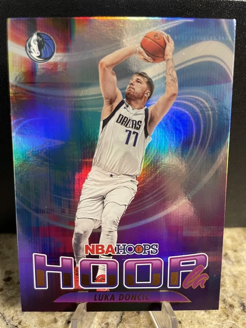 2023-24 NBA HOOPS LUKA DONCIC Hoopla Holo Insert #3 Dallas Mavericks ...