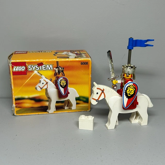 VINTAGE LEGO CASTLE Set 6008 Royal King COMPLETE with Box 1995 £33.99 ...