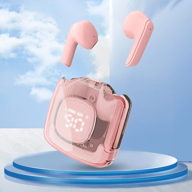 TWS EARPHONE WATERPROOF In-ear Earbuds Bluetooth-Compatible 5.0 (Pink ...