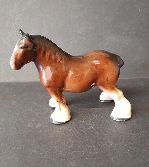 VINTAGE MELBA WARE Brown Shire Horse £14.00 - PicClick UK
