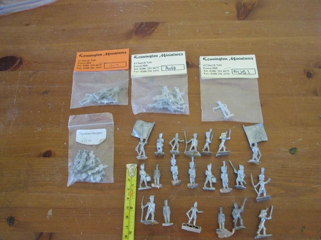 KENNINGTON MINIATURES NAPOLEONIC Waterloo 1:72 scale metal toy soldiers ...