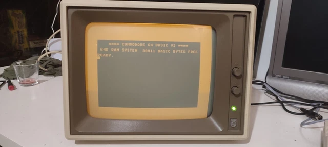 MONITOR PER COMMODORE 64 128 Philips Pct 1201 EUR 199,90 - PicClick IT