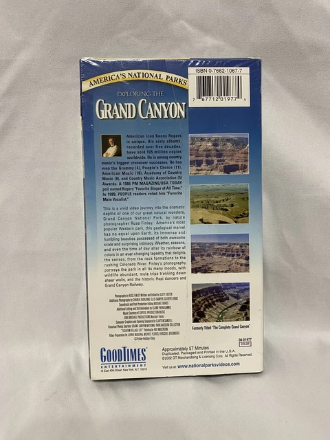 AMERICA'S NATIONAL PARKS - Exploring The Grand Canyon VHS Documentary ...