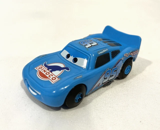 DISNEY PIXAR CARS Stunt Racers Blue Lightning Mcqueen From Dinoco Stunt ...