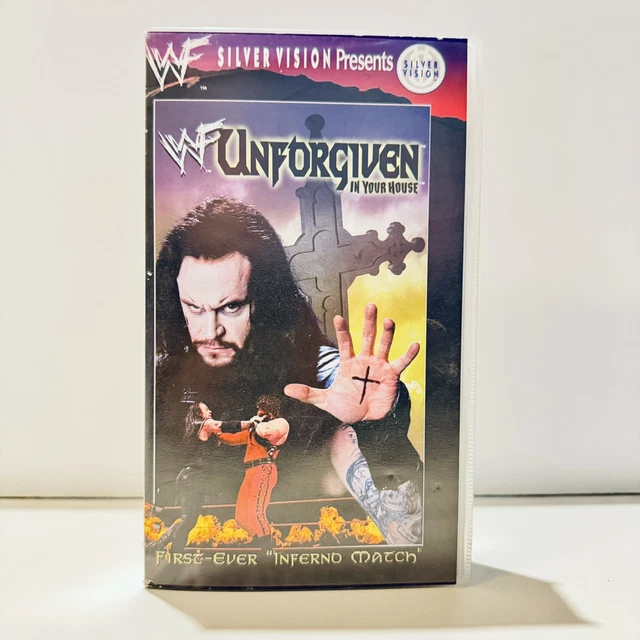 WWF UNFORGIVEN 1998 VHS In Your House (WF 201) Rare Silver Vision ...