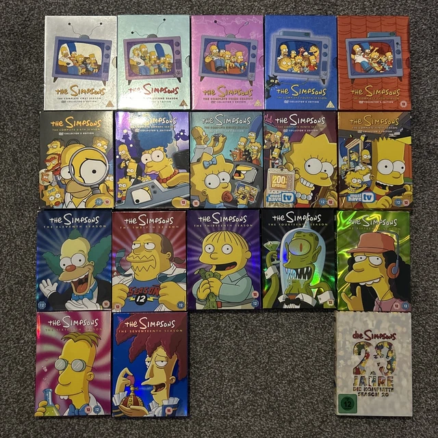 THE SIMPSONS DVD Box Set Collection Seasons Series 1-17 + Season 20 £89 ...