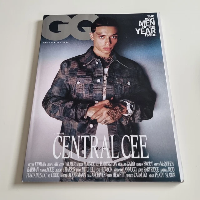 GQ MAGAZINE DEC 2024/Jan 2025 Men of the Year Awards Central Cee + GQ ...