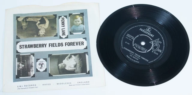 THE BEATLES STRAWBERRY Fields Forever / Penny Lane Og R 5570 Uk 1St ...