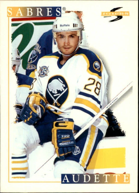 1995-96 SCORE SABRES Hockey Card #101 Donald Audette EUR 1,91 - PicClick FR