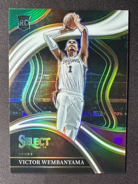 2023 24 Panini Select Victor Wembanyama Courtside Tri Color Prizm