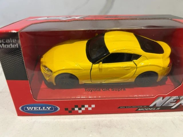 NEX MODEL TOYOTA GR Supra Yellow Made By WELLY A real Beuty £6.51 ...