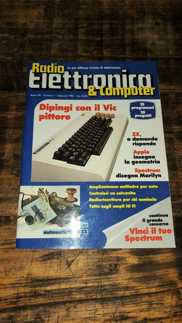 RIVISTA MAGAZINE VINTAGE commodore Amiga MSX Sinclair spectrum giochi ...