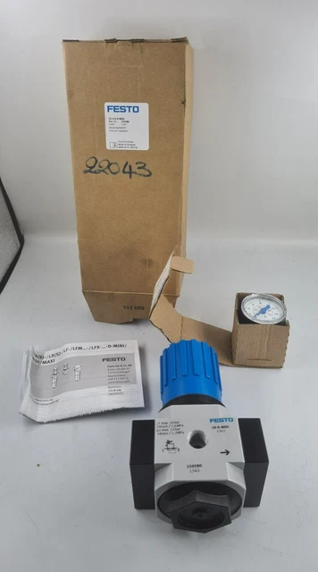 VANNE DE RÉGULATION de pression Serie L343 FESTO LR-3/8-D-MIDI 159580 ...