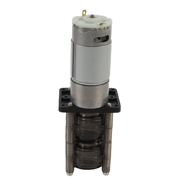 PERISTALTIC PUMP 2X200ML/MIN DC Brushed Motor 3.2x6.4mm Transparent ...
