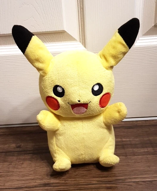 TOMY POKEMON MY Friend Pikachu Soft Plush Toy - Talking, Lights Up ...