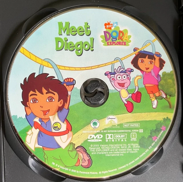 NICK JR. DORA the Explorer - Meet Diego! DVD 2007 ** Disc Only ** $4.99 ...