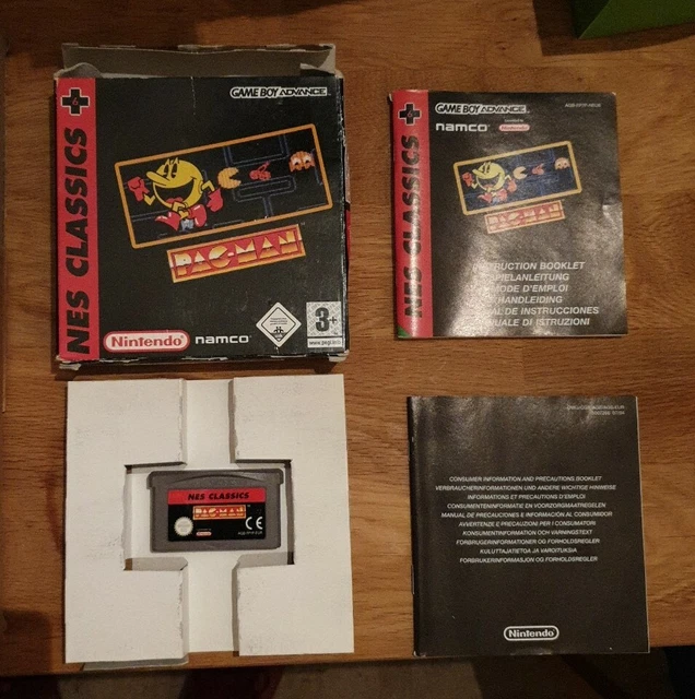 NES CLASSICS PAC Man Gameboy Advance EUR 17,54 - PicClick FR