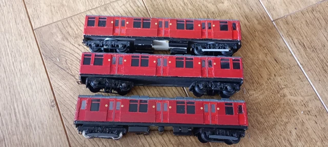 LONDON UNDERGROUND OO Gauge Scratch Built 3 Car Motorised Tube Stock £ ...