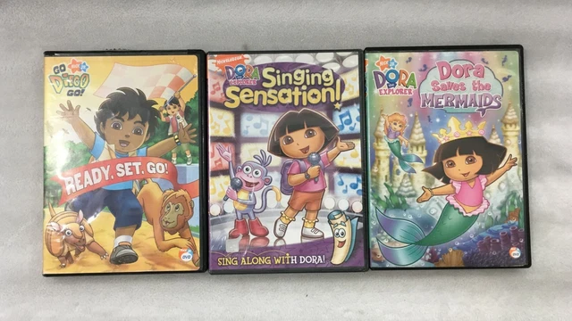 DORA THE EXPLORER & Go Diego Go DVDs Nick Jr. Children's Kids Set- Lot ...