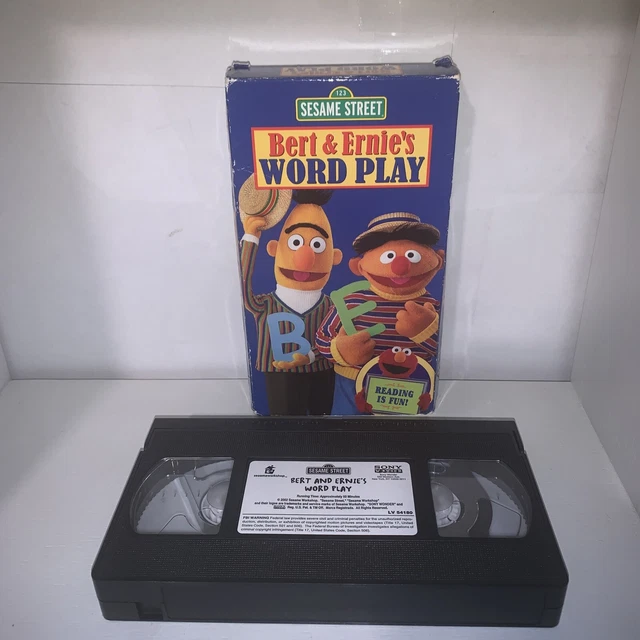 BANDE VHS SESAME Street « Bert & Ernie's Word Play » EUR 4,62 - PicClick FR
