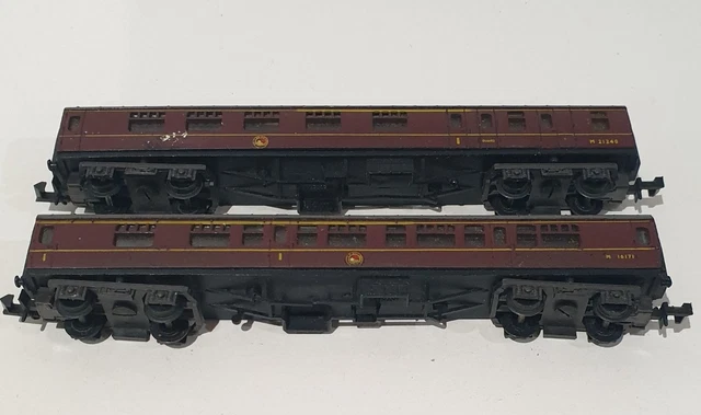 2 X MINITRIX / TRIX N GAUGE COACHES M16171 & M21240 £12.50 - PicClick UK