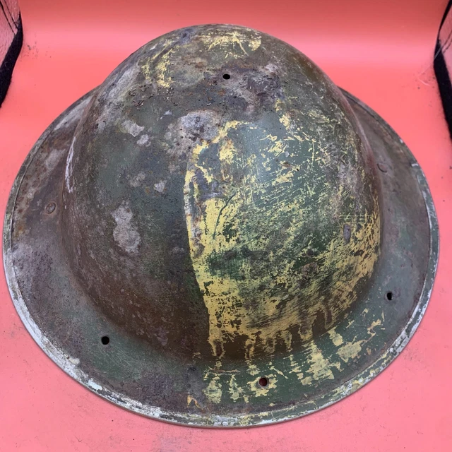 ORIGINAL WW2 BRITISH Army Mk2 Brodie Combat Helmet - Original ...