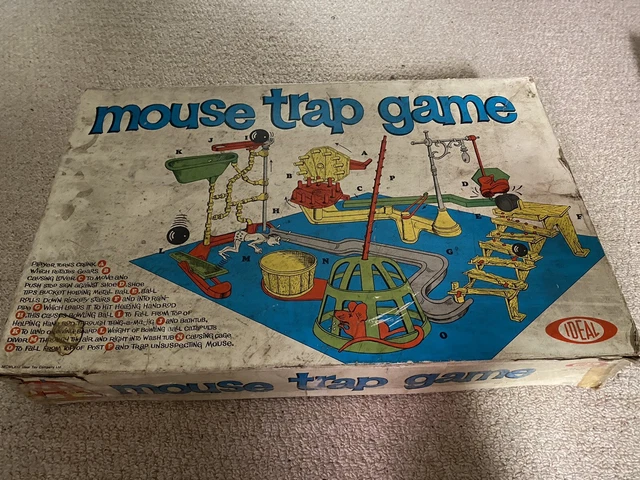 VINTAGE MOUSE TRAP Board Game 60’s 70’s Complete £9.99 - PicClick UK