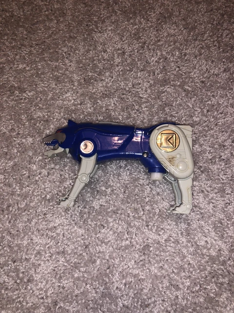 BANDAI MIGHTY MORPHIN Power Rangers Deluxe Ninja Megazord Blue Wolf ...