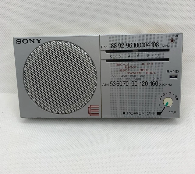 VINTAGE SONY ICF 15 Radio AM FM Retro 80s Pocket Tested Working £21.95 ...