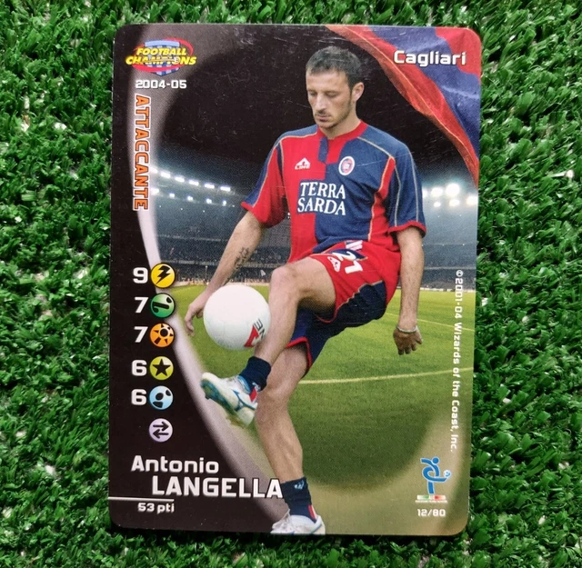 CARD WIZARDS FOOTBALL Champions 2004/05 Cagliari N°12 Langella Calcio 2005 EUR 1,00 - PicClick IT