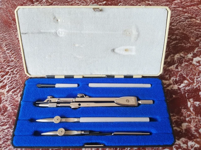 ANCIEN COMPAS DESSINATEUR Kin. Vintage Kin Draftsman's Compass. EUR 40 ...